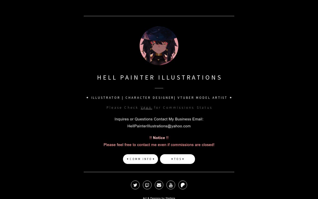 Hell Painter Illustrations